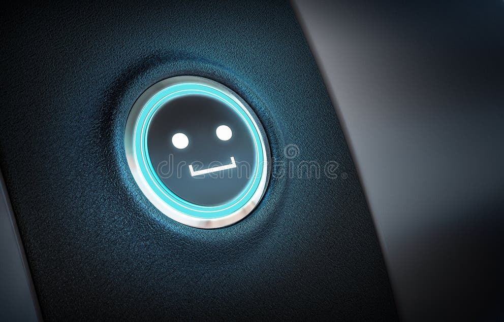 Just Push the Button . Mixed Media Stock Photo - Image of dashboard ...