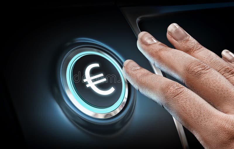 Just Push the Button . Mixed Media Stock Image - Image of play ...