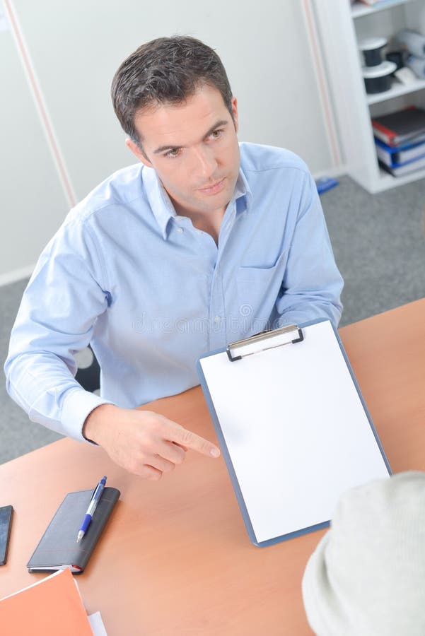 Just Sign Here Contract Concept Stock Image - Image of paper, blank ...