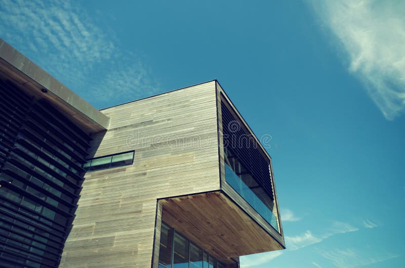 Modern and Simple Architecture Stock Image - Image of england ...