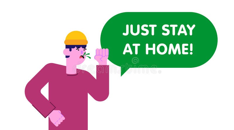 Just Stay Yourself - Simple Inspire and Motivational Quote. Hand Drawn ...