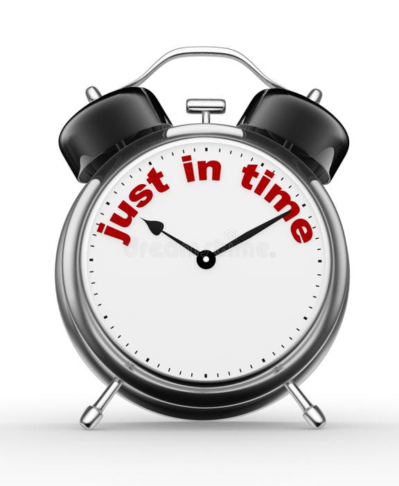 Just in time stock illustration. Illustration of recognition - 28543969