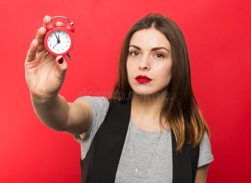 Just in time stock image. Image of attractive, tensed - 50051697