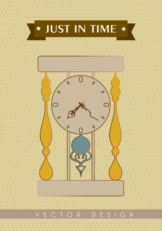 Just in time stock vector. Illustration of hours, measurement - 31214227