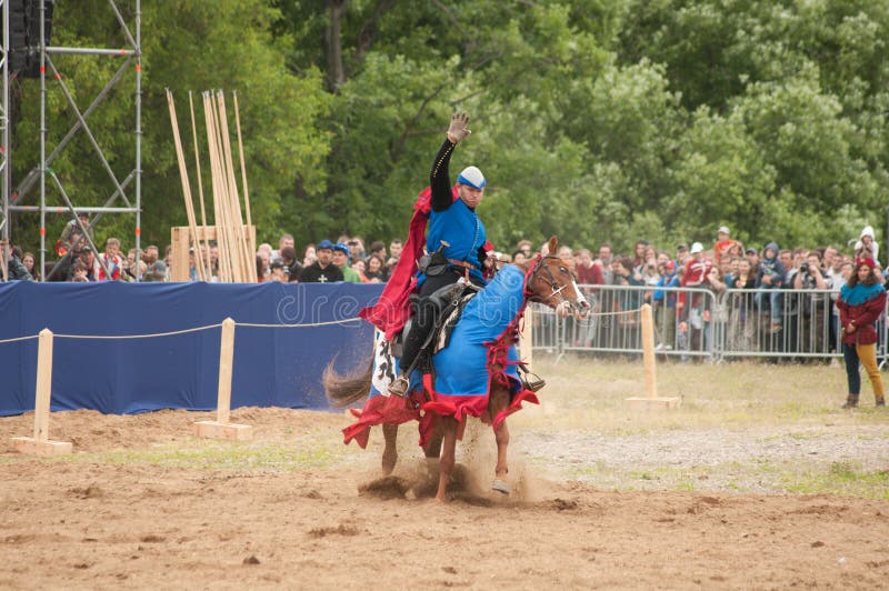 Justa medieval foto de archivo editorial. Imagen de medieval - 31773503