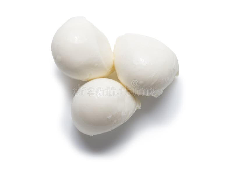 Juste Billes De Fromage De Mozzarella Photo stock - Image of nourriture ...