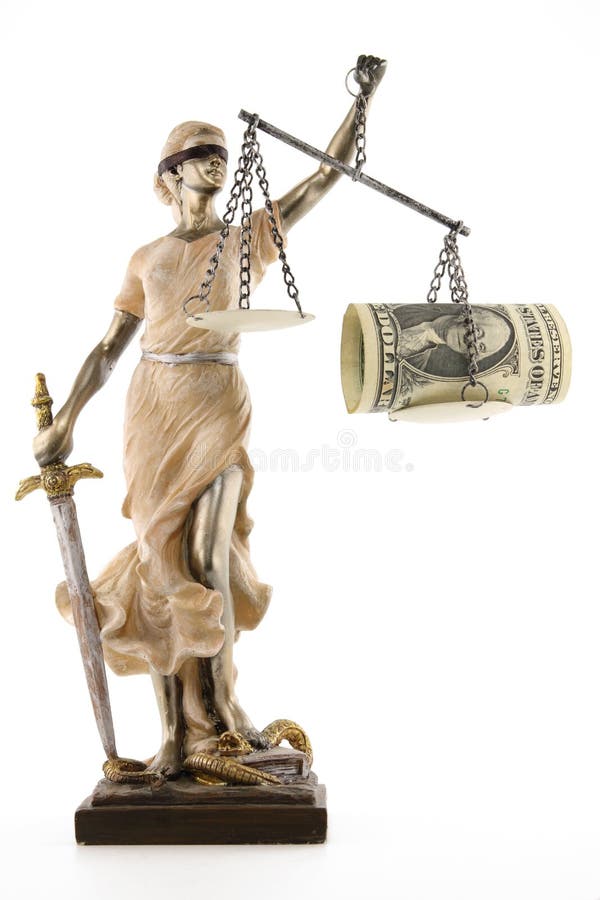 Justice is Blind ( ... or Maybe Not ) Stock Photo - Image of advocate ...