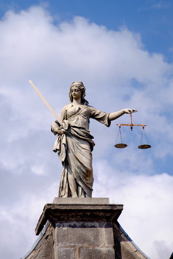 Lady justice statue stock image. Image of detail, monument - 28682739