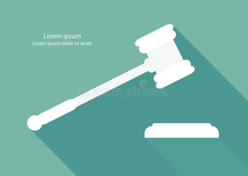 Vector Scales of Justice and Gavel Stock Vector - Illustration of ...