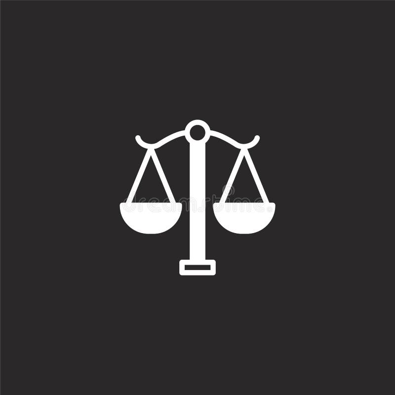 Justice Icon. Filled Justice Icon for Website Design and Mobile, App ...