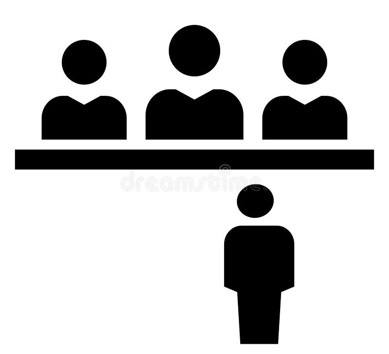 The jury stock vector. Illustration of panel, justice - 28883891