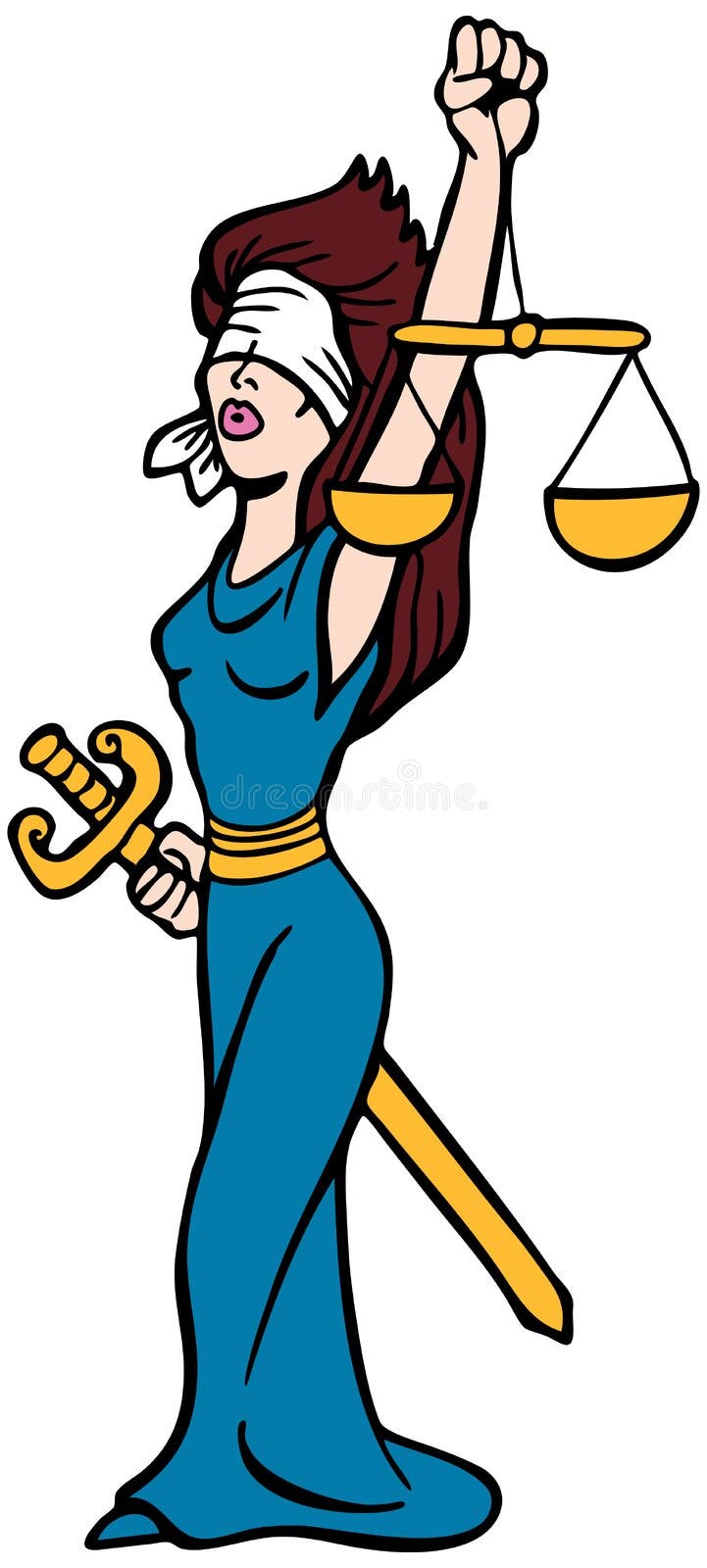 Cartoon Lady Scales Stock Illustrations – 411 Cartoon Lady Scales Stock ...