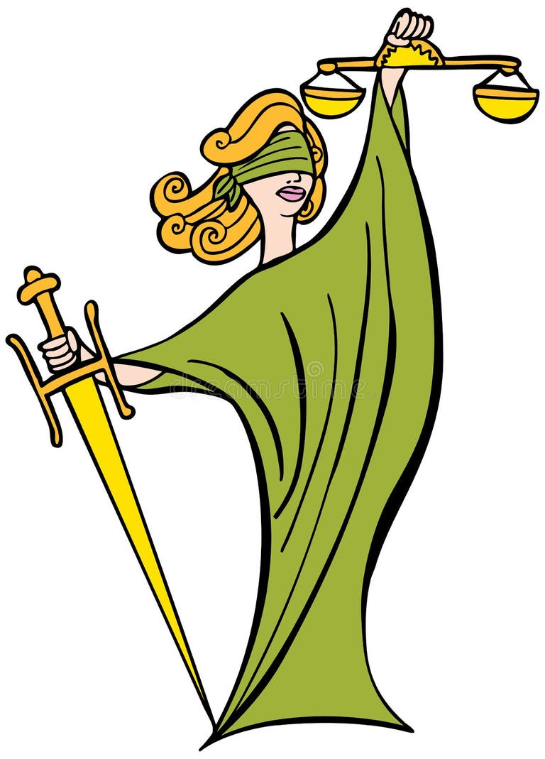 Lady Justice Cartoon Stock Illustrations – 747 Lady Justice Cartoon ...