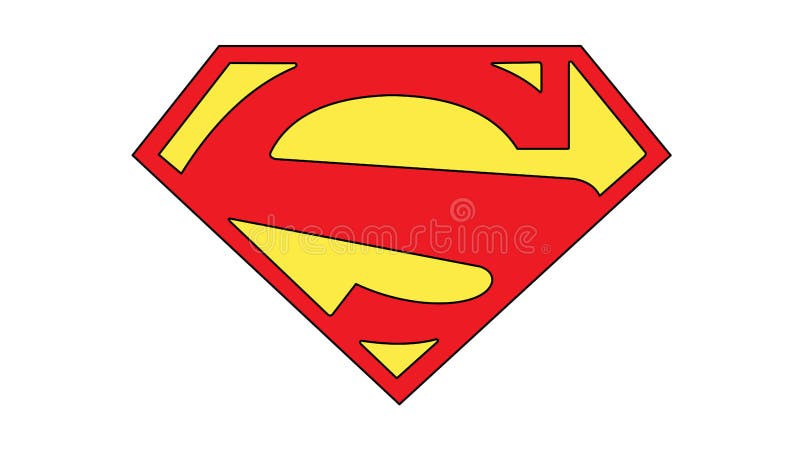 Superman Logo from Flashpoint 2010 Editorial Stock Image - Illustration ...