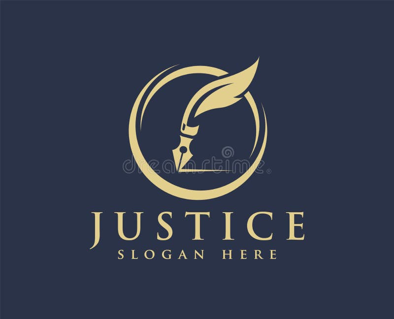 Justice Logo, Law Logo Design Vector, Law Firm Stock Illustration ...