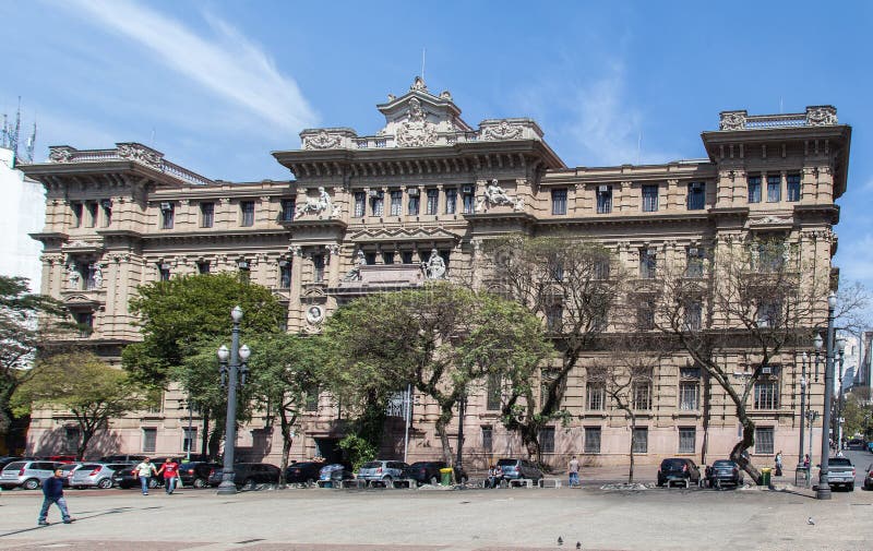 Justice Palace Building Sao Paulo Brazil Editorial Photo - Image of ...