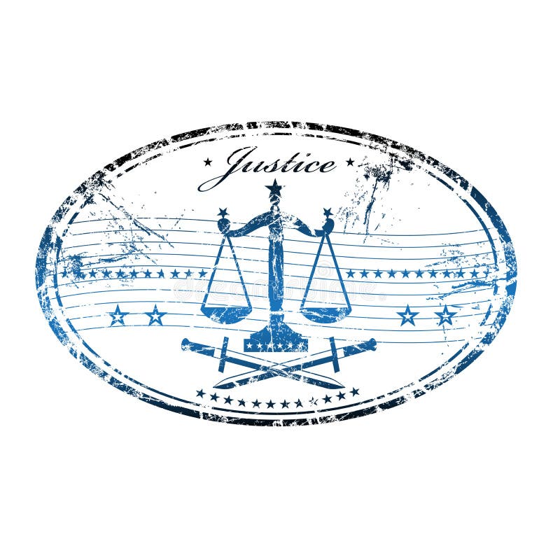 Justice rubber stamp stock vector. Illustration of illegal - 8798815