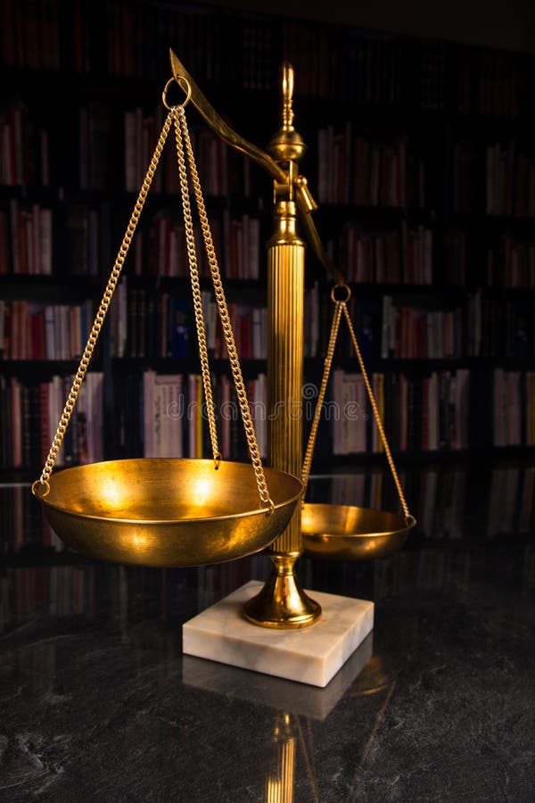 Justice Scale with Law Books Stock Image - Image of legal, office: 37937239
