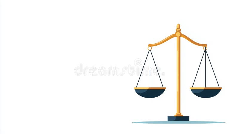 Justice Scale with Light and Dark Sides, Representing Moral Dilemmas ...