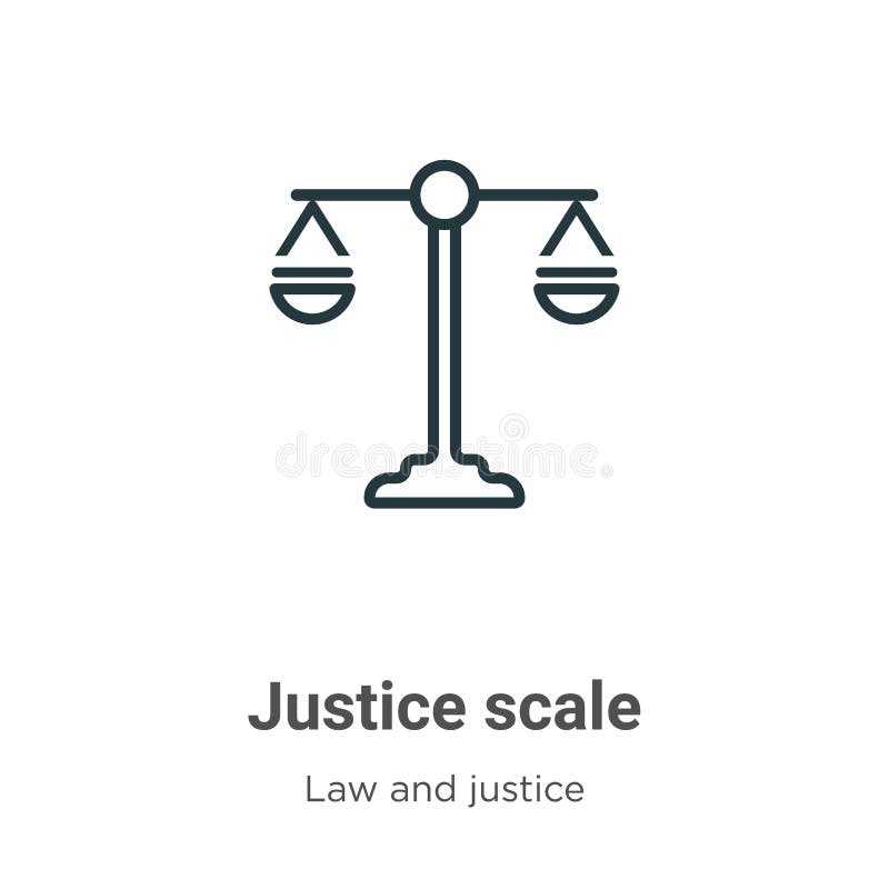 Legal Trial Scale Outline Icon Stock Illustrations – 871 Legal Trial ...