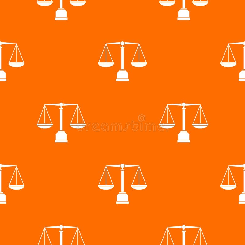 Justice Scale Pattern Seamless Stock Vector - Illustration of metal ...