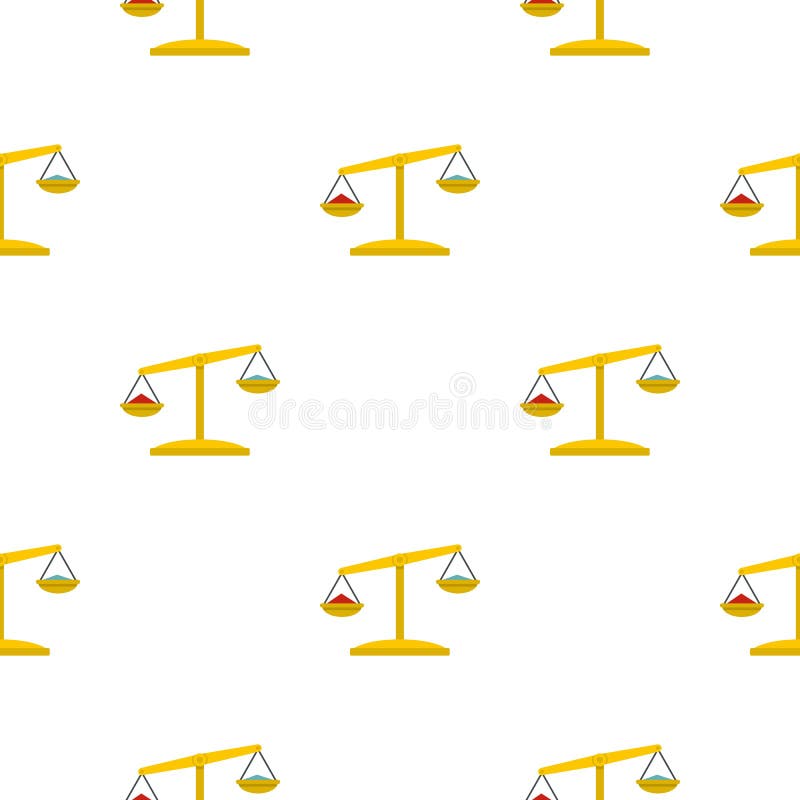 Law and Justice Pattern, Cartoon Style Stock Vector - Illustration of ...