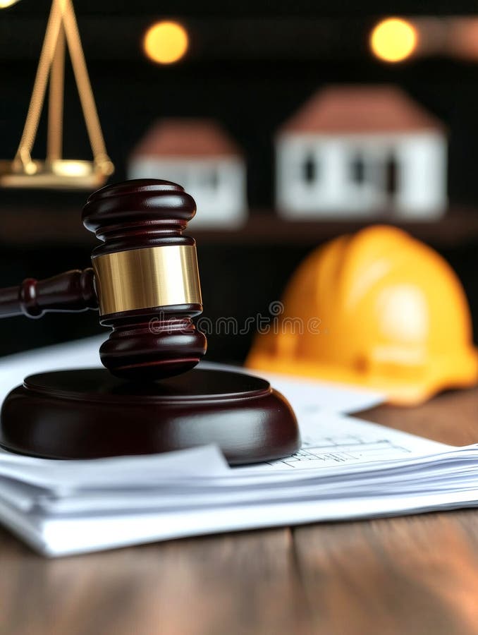 Justice Served through the Gavel in a Court Setting with Construction ...