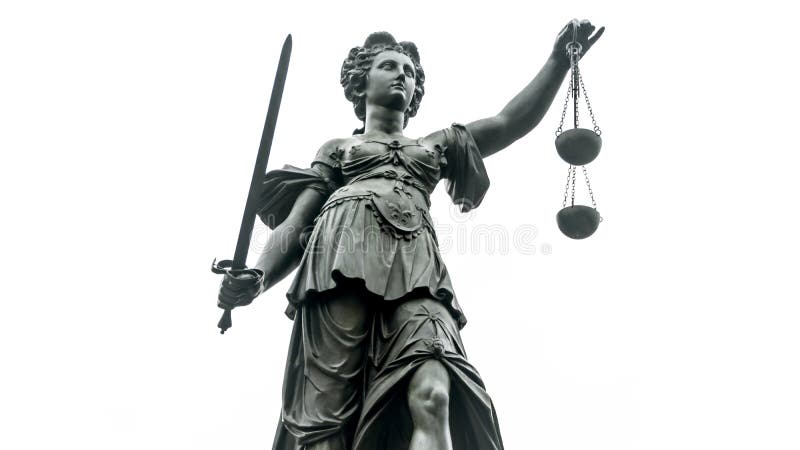 Justice Statue with Sword and Scale Stock Photo - Image of order, legal ...