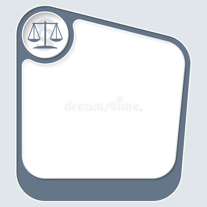 Justice symbol stock vector. Illustration of border, abstract - 59034617
