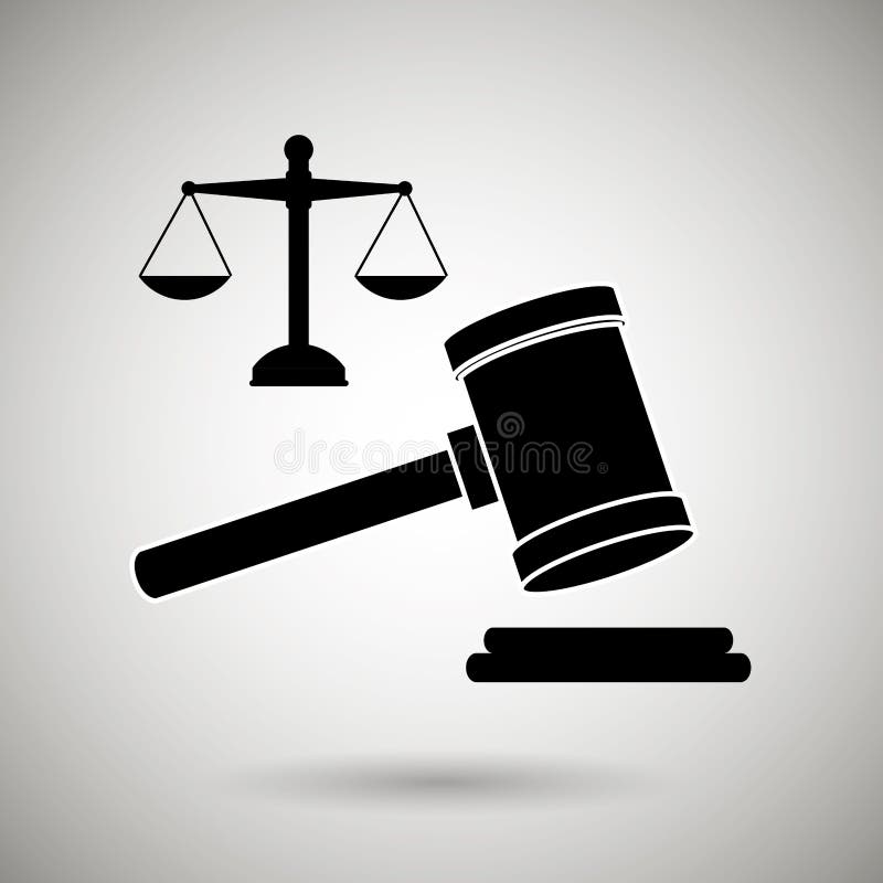 Justice system design stock illustration. Illustration of sign - 71101860