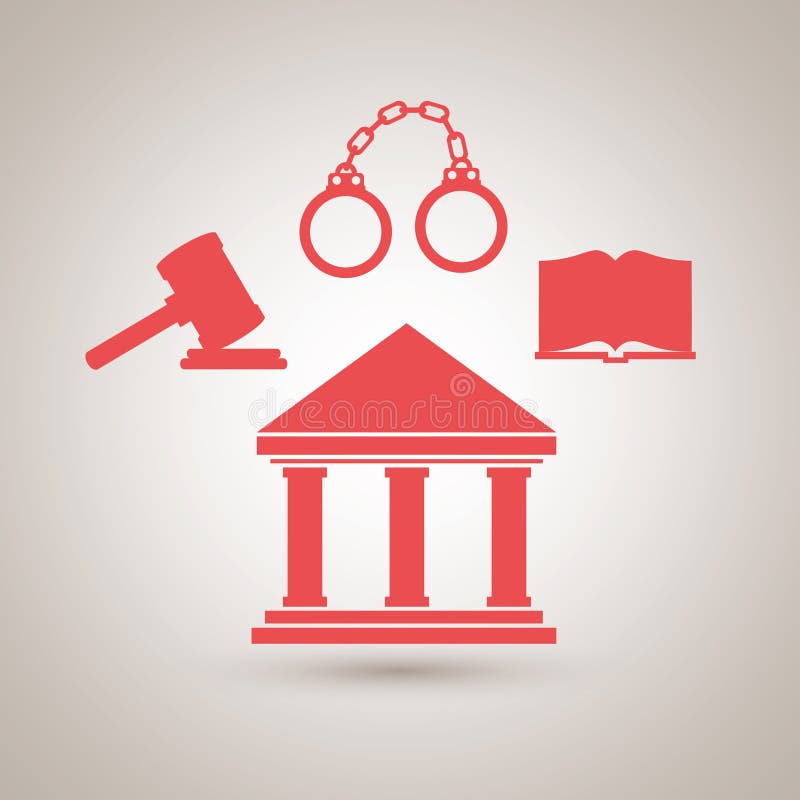 Justice system design stock illustration. Illustration of lawyer - 71103019