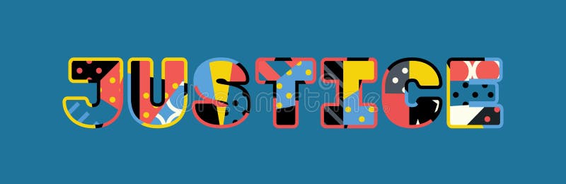 Justicia Concept Word Art Illustration Ilustración del Vector ...