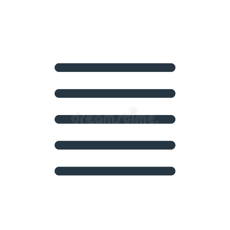 Justify Icon Vector from Text Editor Concept. Thin Line Illustration of ...