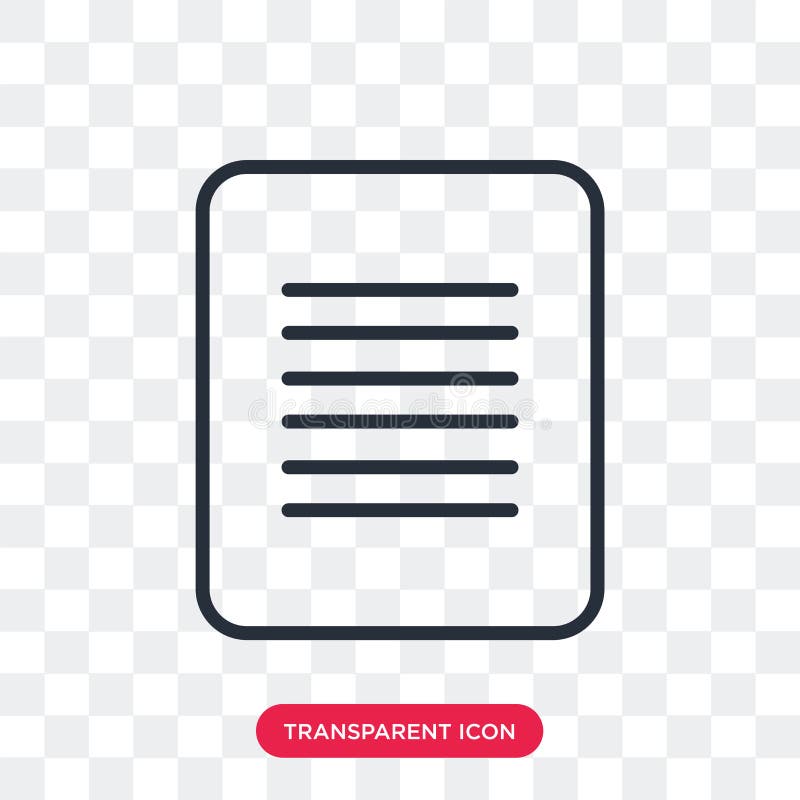 Justify Vector Icon Isolated on Transparent Background, Justify Logo ...