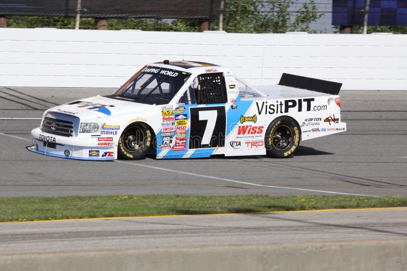 Justin Lofton 7 NASCAR Truck Series Qualifying ORP Editorial Image ...