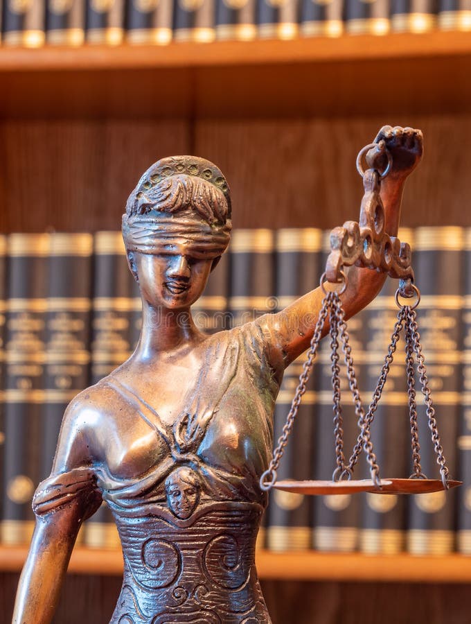 Justitia is the Goddess of Justice Stock Photo - Image of judiciary ...