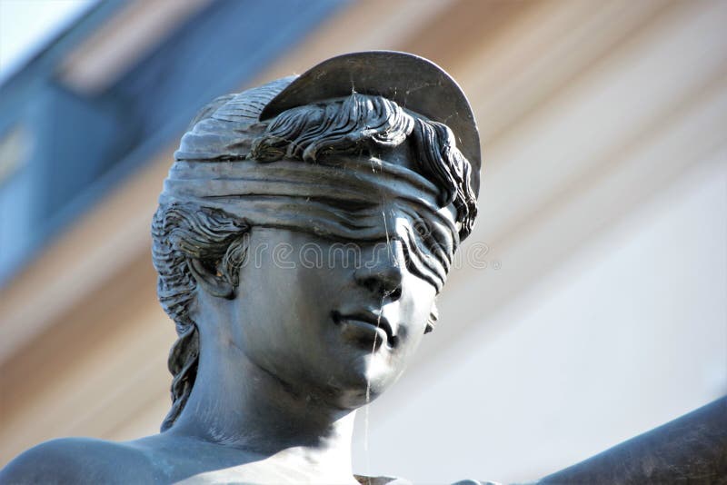 Justitia is the Goddess of Justice. Stock Photo - Image of concept ...