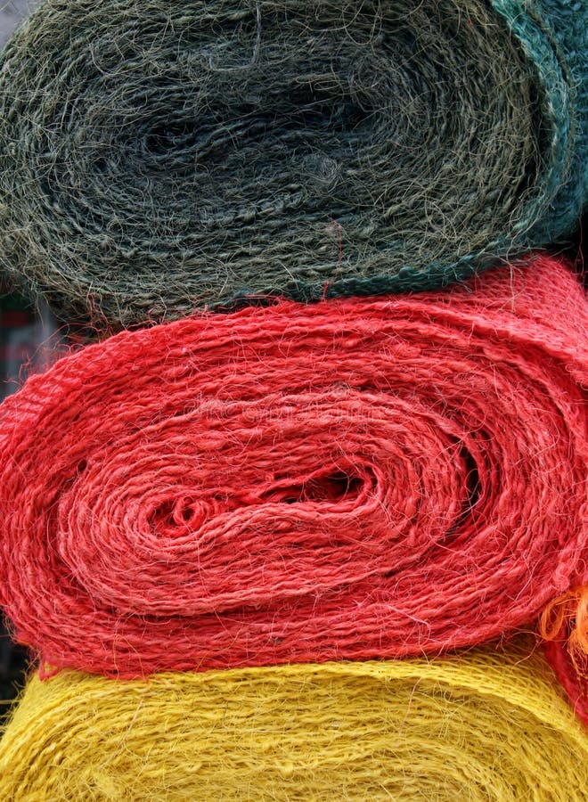 Jute stock photo. Image of orange, bale, material, natural - 24864922