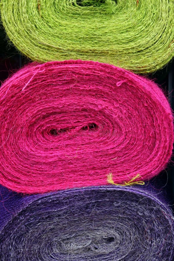 Jute stock photo. Image of woven, pink, three, colours - 24997638