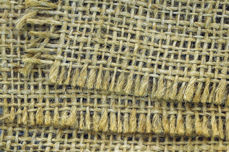 Jute cloth macro stock image. Image of detail, macro - 22225949
