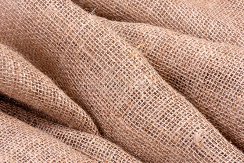 Jute Fabric Crumpled Background Stock Photo - Image of textured, canvas ...