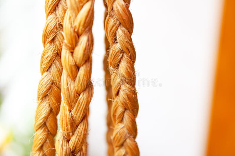 Jute Made String with Environment Friendly Theme Stock Image - Image of ...