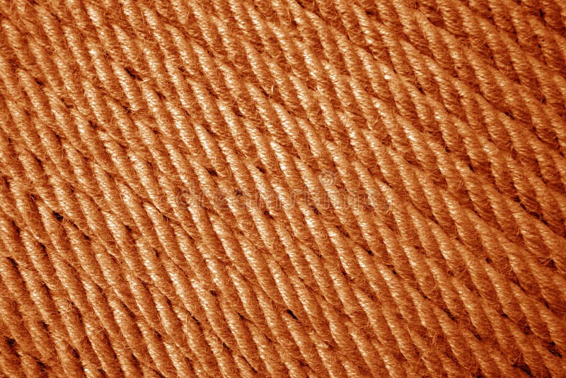 Jute Rope Pattern in Orange Tone Stock Photo - Image of link, orange ...
