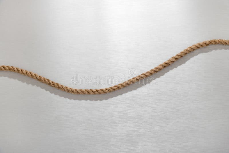 Jute Rope Placed on Table in Daylight Stock Photo - Image of simple ...