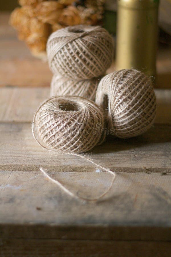 Jute Strings stock image. Image of table, fall, wedding - 39265357