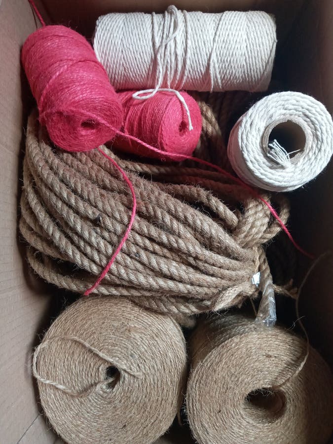 Jute thread stock photo. Image of product, crochet, purple - 240899568
