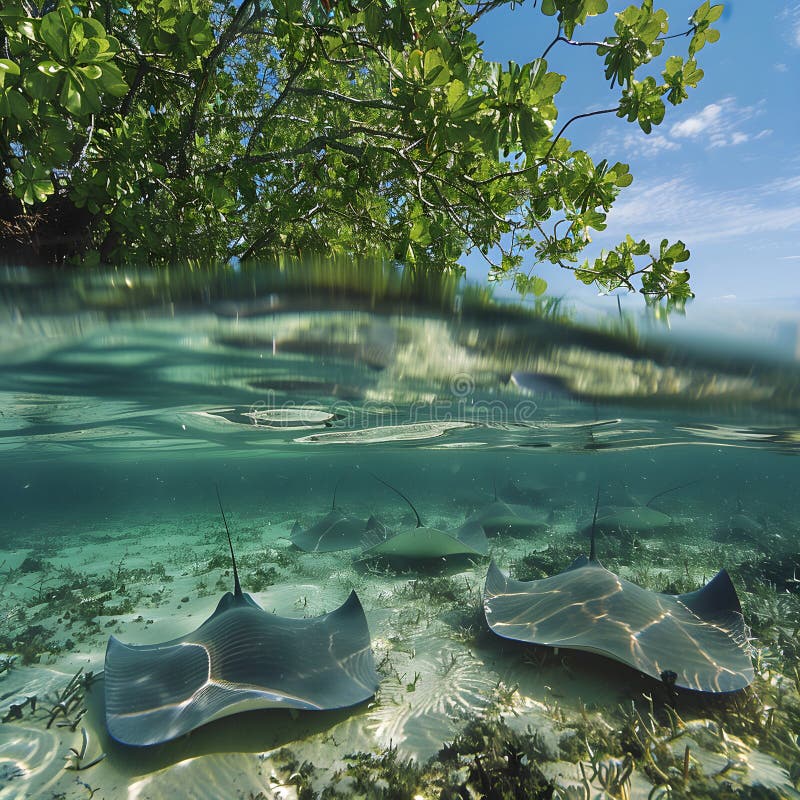 Several Juvenile Rays Stock Illustrations – 2 Several Juvenile Rays ...