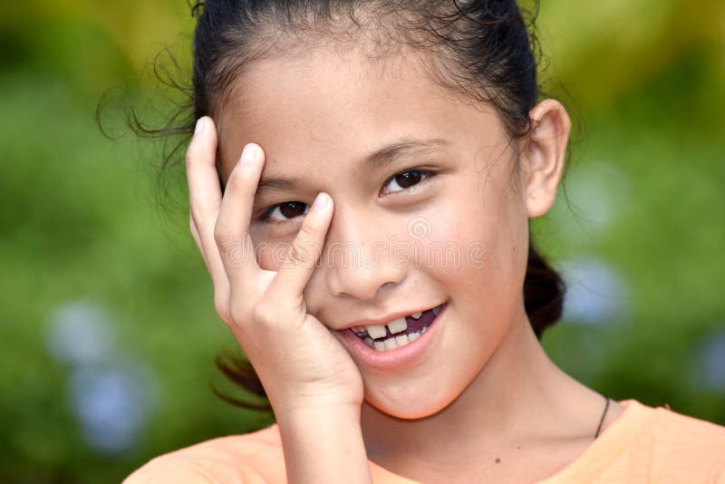 An a Juvenile and Shyness stock image. Image of smiling - 157947293