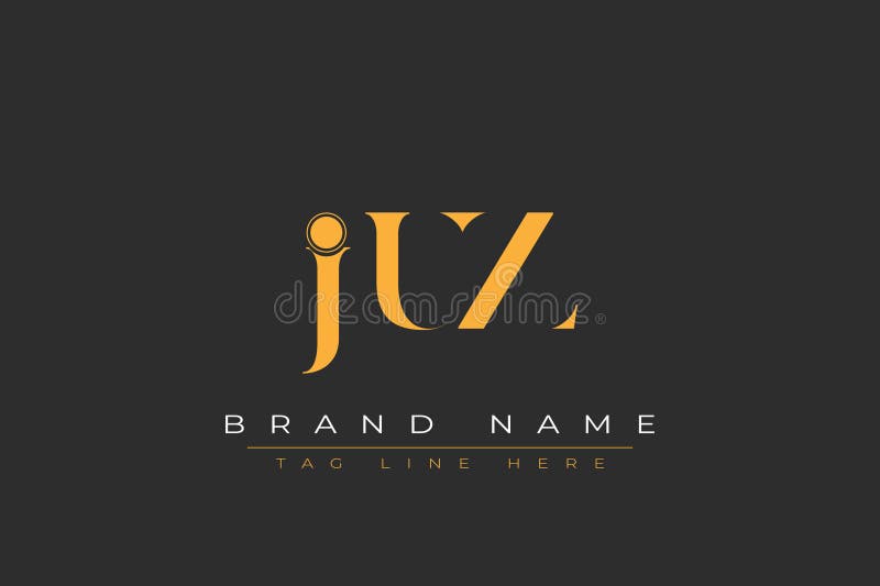 JUZ Abstract Letter Logo Design Stock Vector - Illustration of ...
