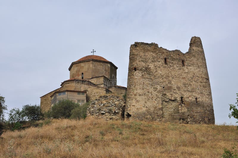 Jvari monastery stock photo. Image of city, djvari, fortress - 19779014